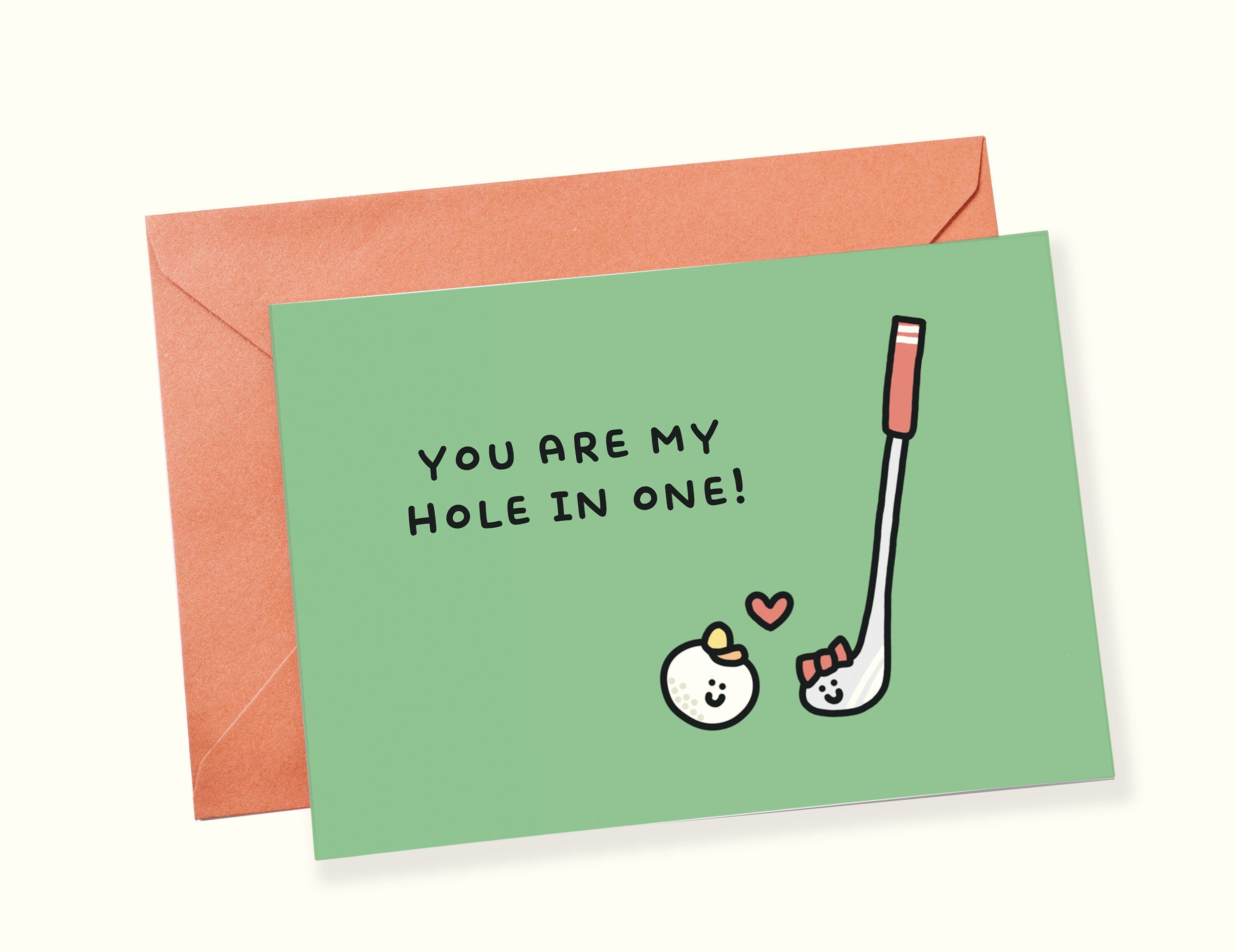You Are My Hole in One Card - Love Card for Golfers - Golf Couple Card ...