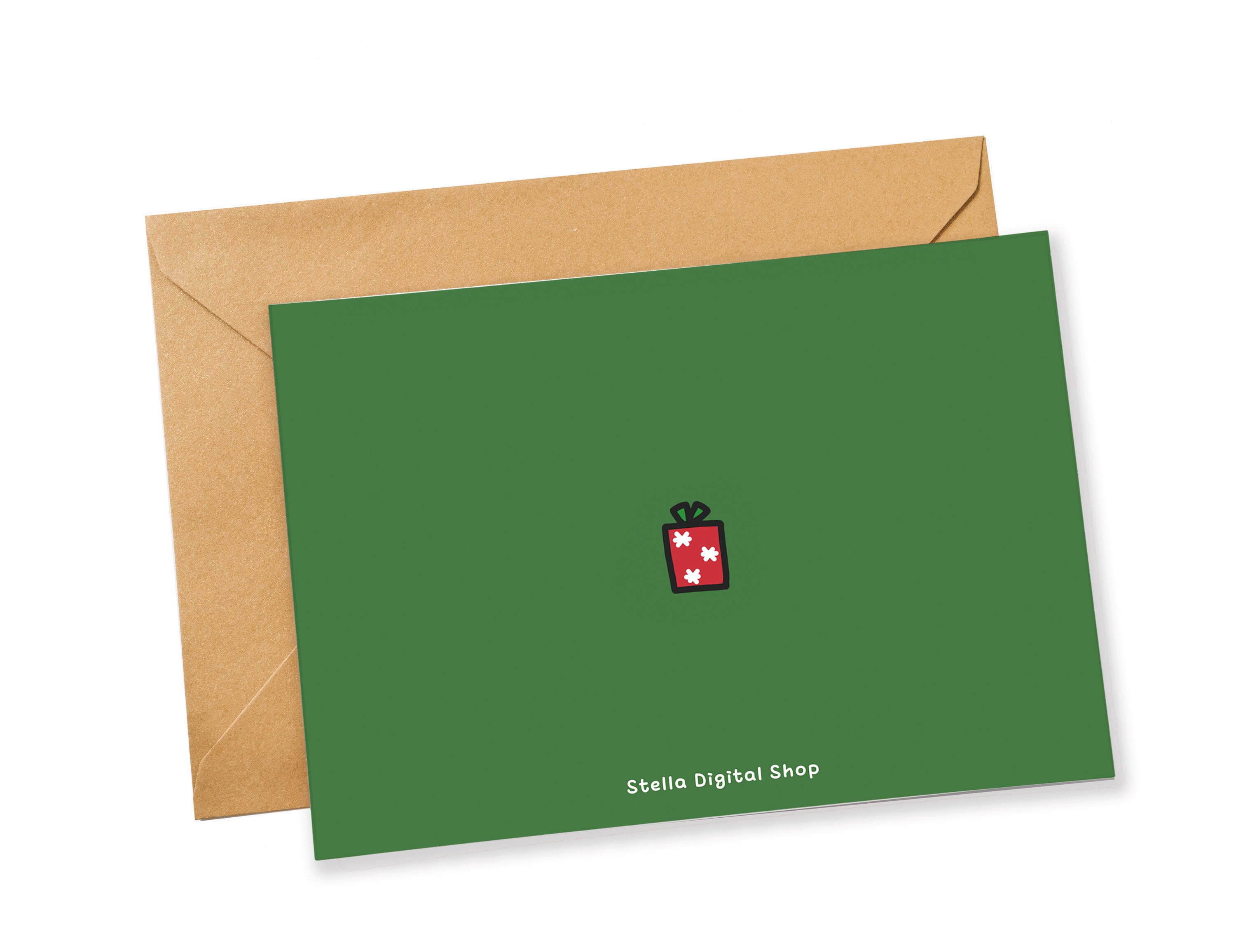 Cheetah Happy Holiday Card - Leopard Christmas Card - Safari Animal ...