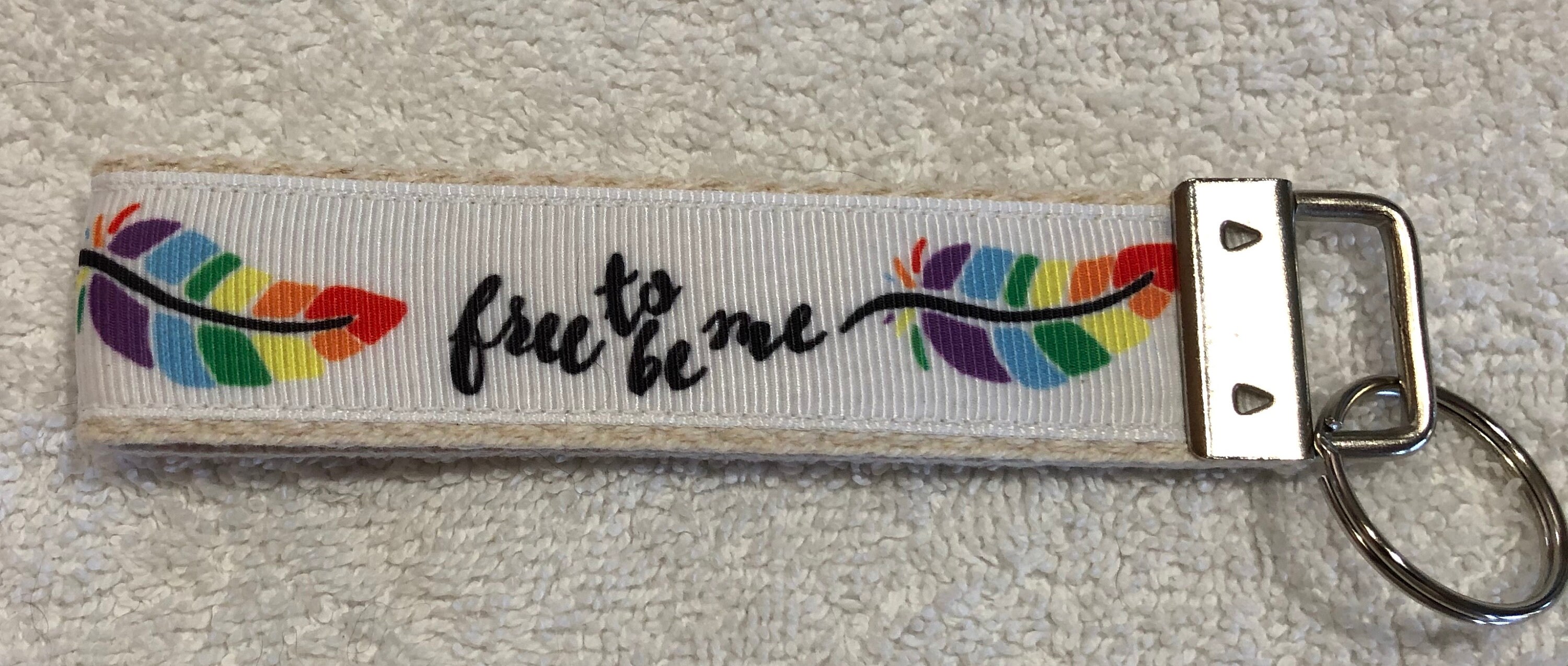 Pride Key Fob - Trans Pride Ribbon - Show Your Trans Pride With This ...