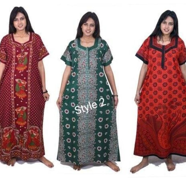 Indian Nighty - Etsy