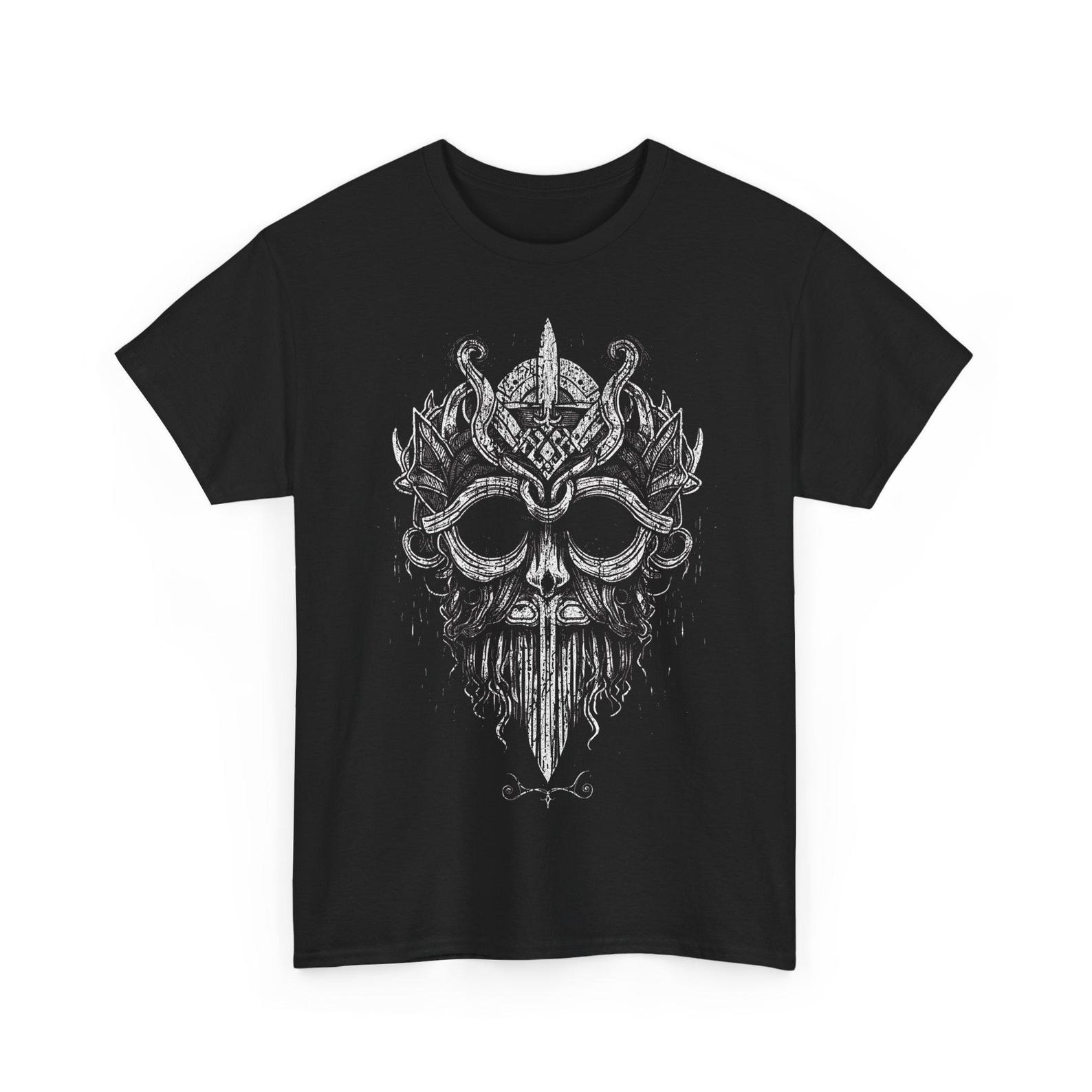 Pagan Nomad Godmask T-shirt Embrace the Mythic Spirit - Etsy