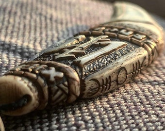 Viking Bone Necklace | Etsy