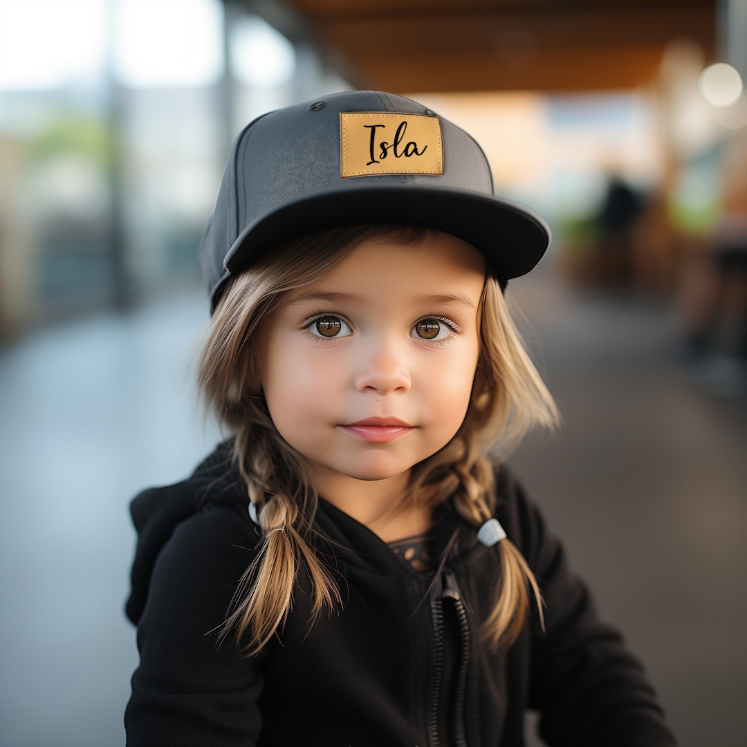 Customized Snapback Hat for Children With Personalized Name Lettering ...
