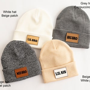 Big Brother Hat Big Brother Announcement Beanie Gifts Personalized Big ...