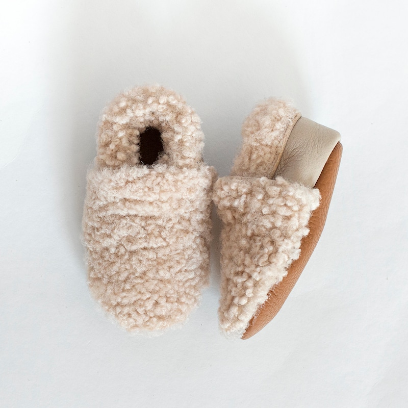 Toddlers Sheepskin Shoes - Etsy