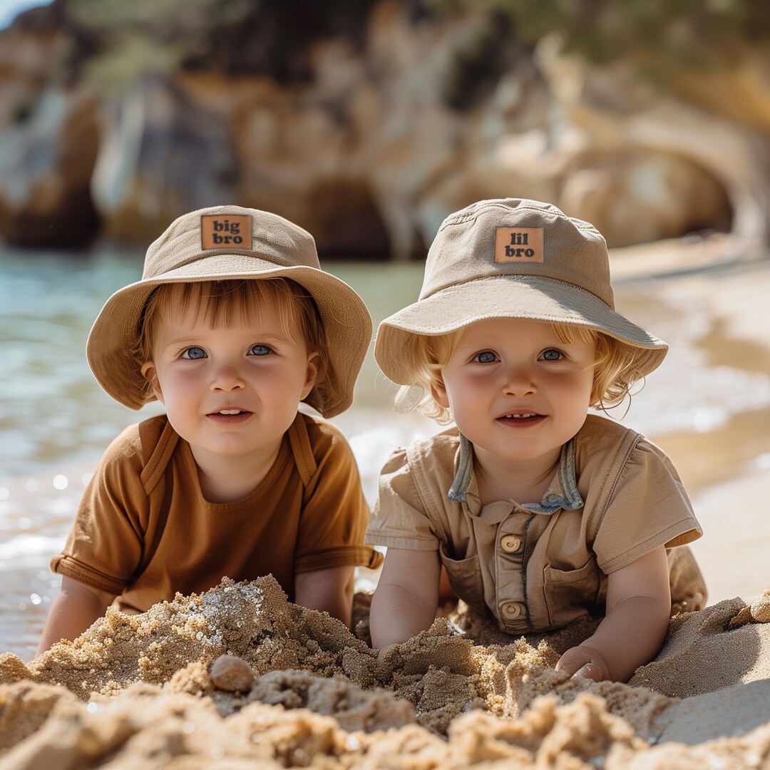 Big Bro, Lil Bro Sun Hat for Kids, Sunbonnet Baby, Surf, Sport, Baby ...