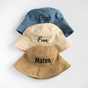 Personalized Baby Boy Sun Hat: Surfing Theme, Custom Name, Beach Bucket ...