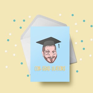 Post Malone Congratulations Graduation Card - Etsy UK