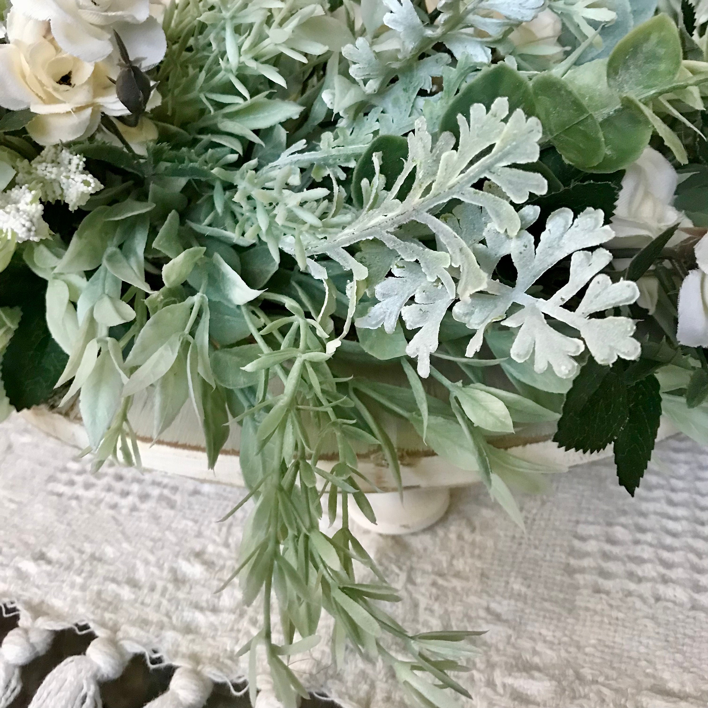 Mini Table Wreath Wreath Centerpiece for Wedding Cottage - Etsy