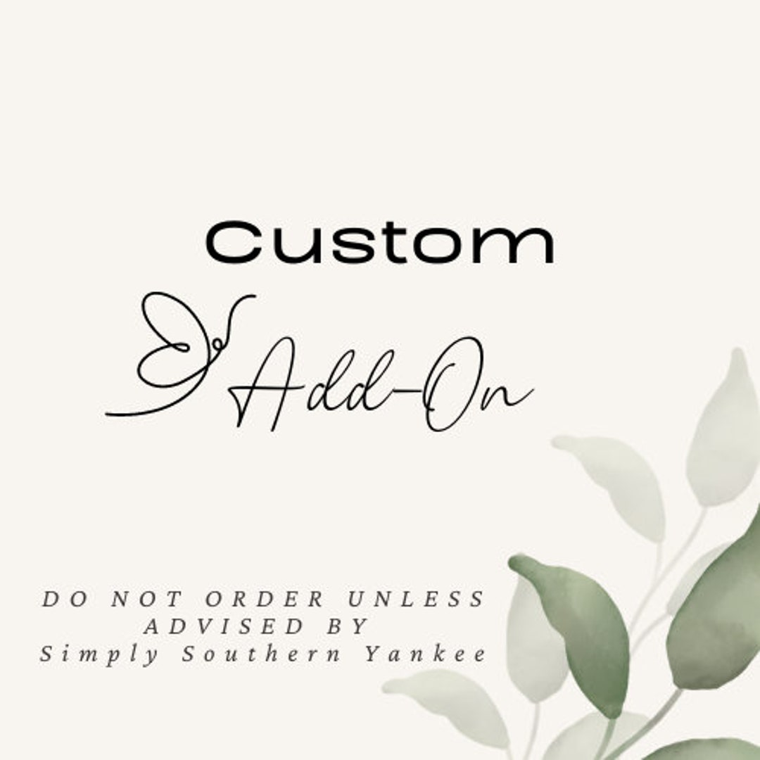 Small Custom Add-on for Floral Design Arrangement Wreaths and Decor - Etsy