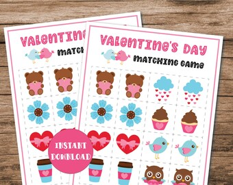 Valentine's Day Activities Kids A-Z Alphabet Game Printable, Vday ...