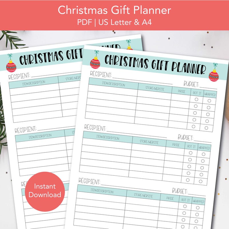 Christmas Gift Tracker - 60+ Gift Ideas for 2024
