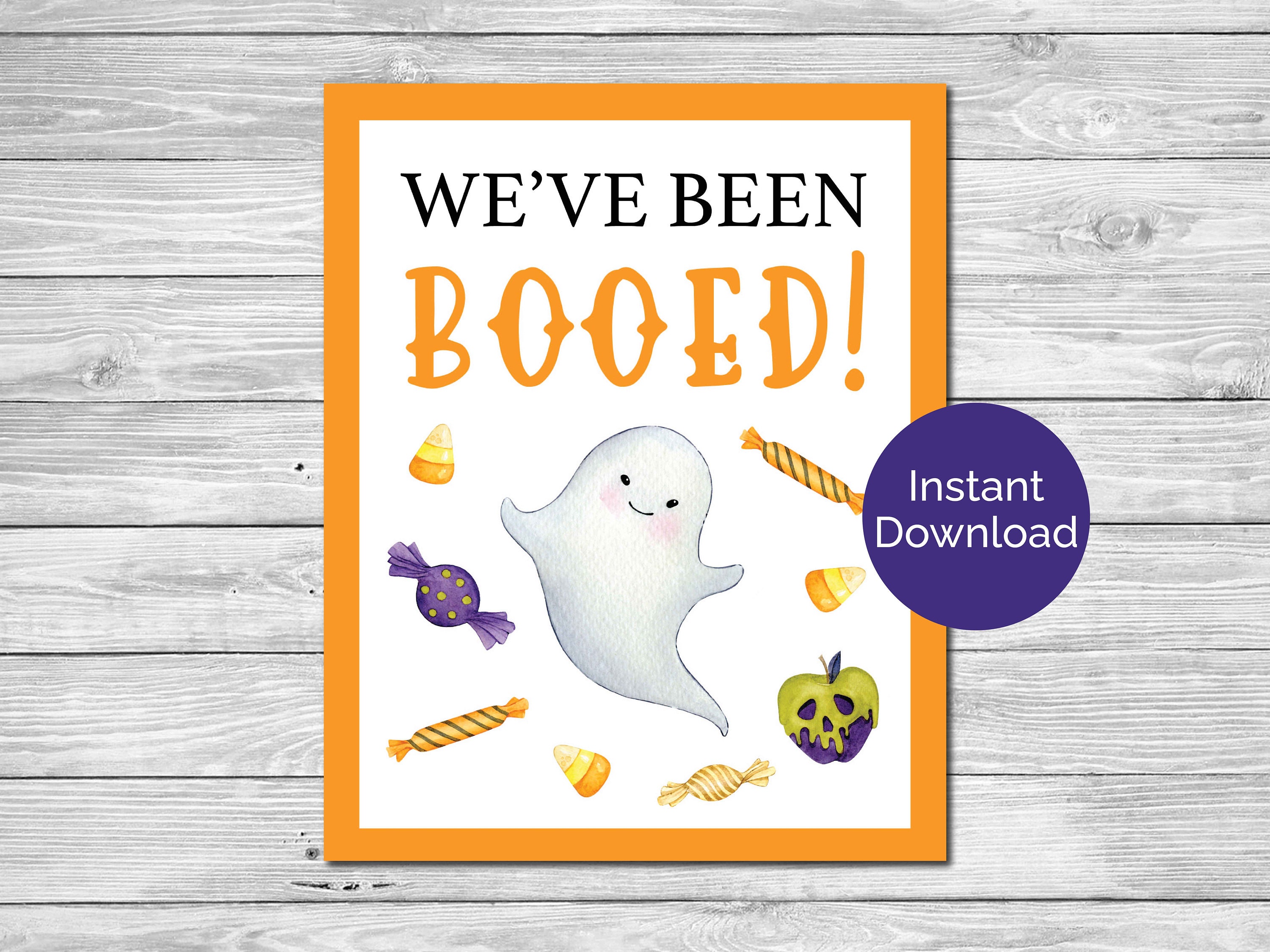 You’ve Been Booed Sign, We’ve Been Booed, You've Been Booed Printable ...