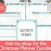Christmas Weekly Planner Printable Christmas Planner Page - Etsy
