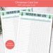 Christmas Card List Printable, Christmas Card Tracker, Holiday Card ...