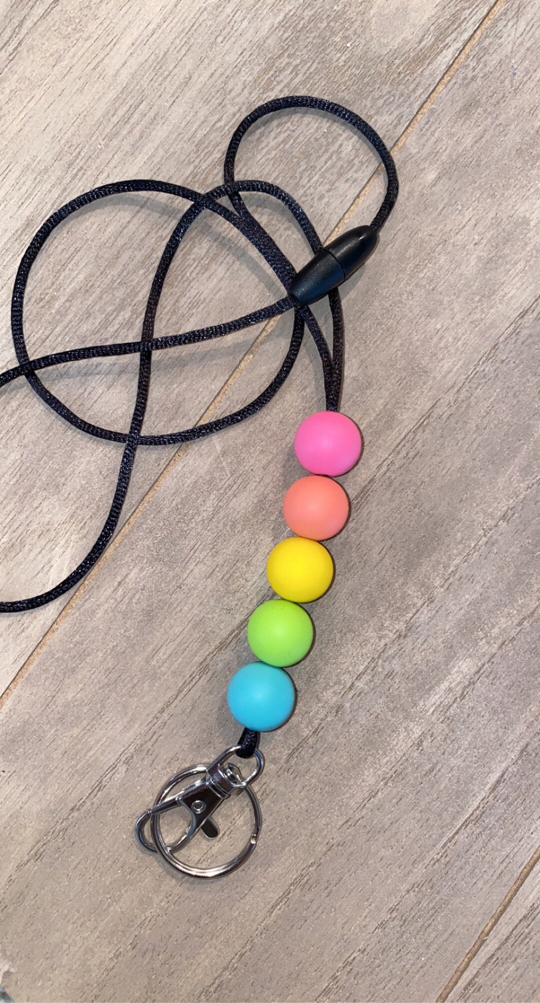 Rainbow Lanyard - Etsy
