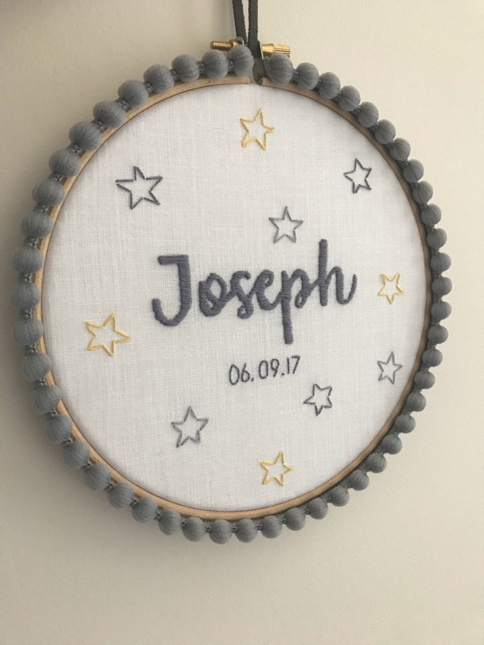 Name Embroidery Hoop Hoop Art Embroidery Hoop Art | Etsy UK