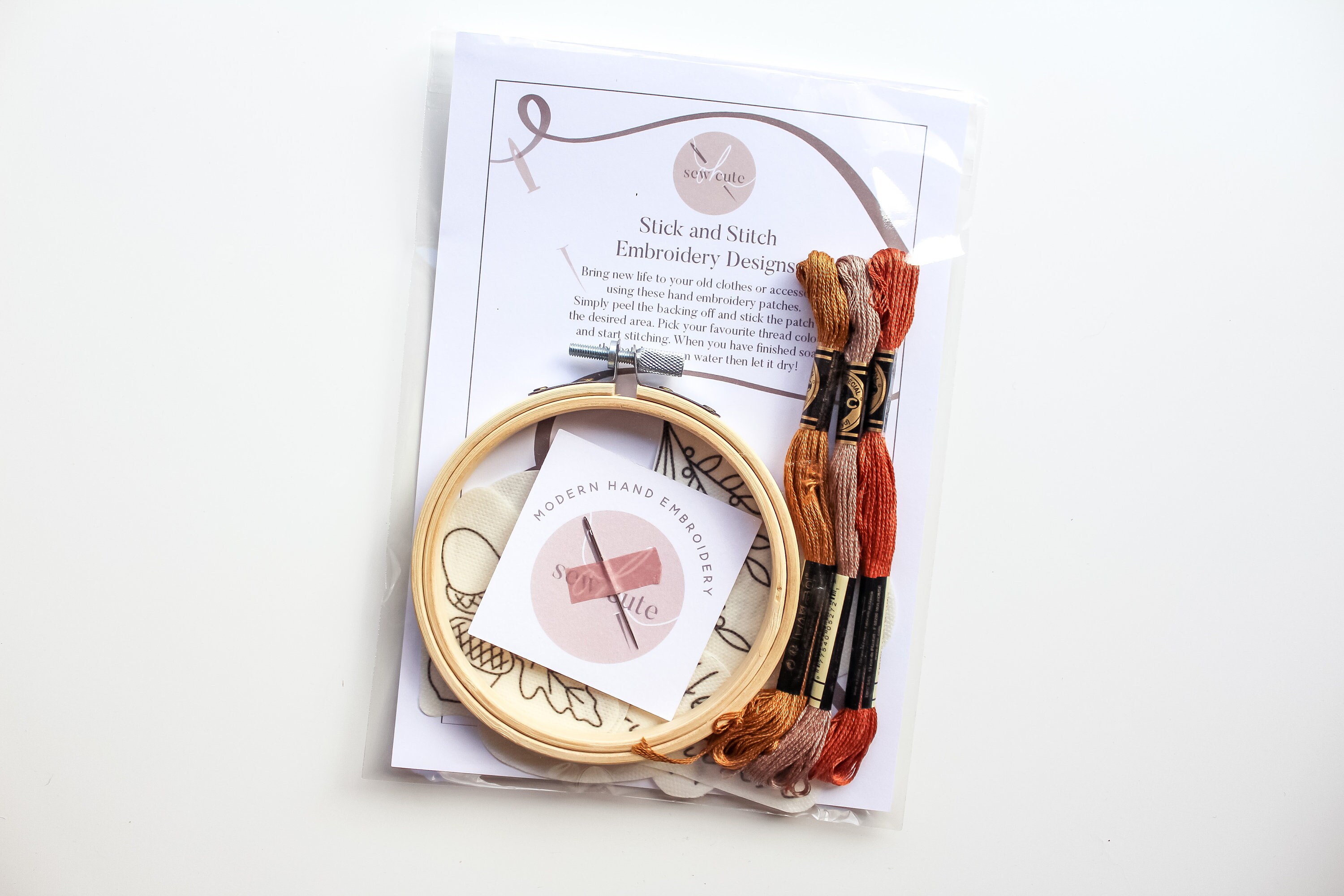 Autumn Leaves Stick and Stitch Embroidery Patches Stick on - Etsy