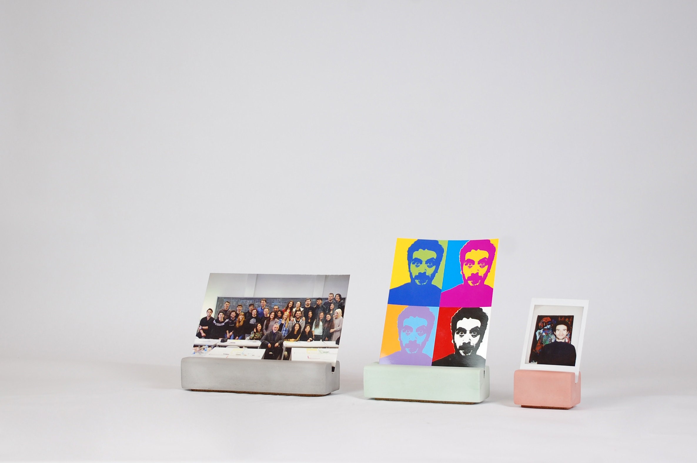 Large Concrete Photo Stand, Picture Stand, Menu Stand Holder, Modern ...