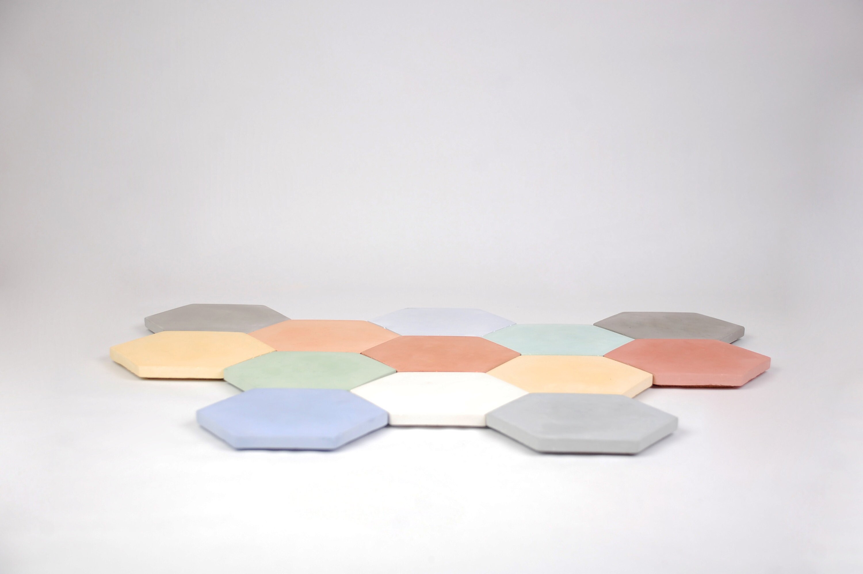 Hexagon Coaster Geometric Coaster Minimalist Home Decor - Etsy