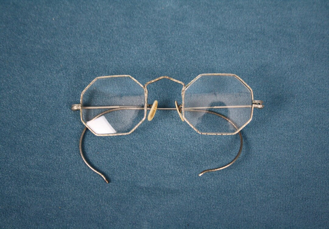 Vintage Octagonal Eyeglasses Circa 1930's-1940's - Etsy