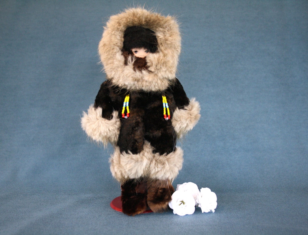 Vintage Hand Crafted Alaskan Eskimo Passport Porcelain Doll by the ...