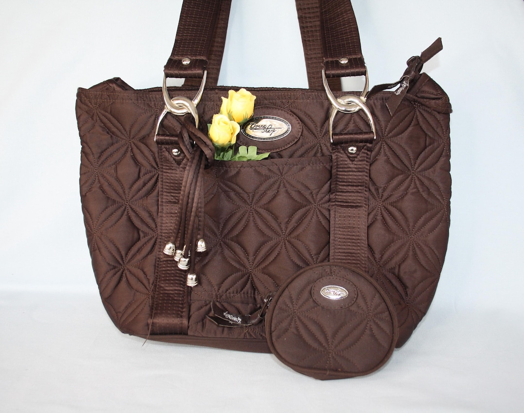 Exceptionally Clean Quality Quilted Donna Sharp Purse With Matching ...