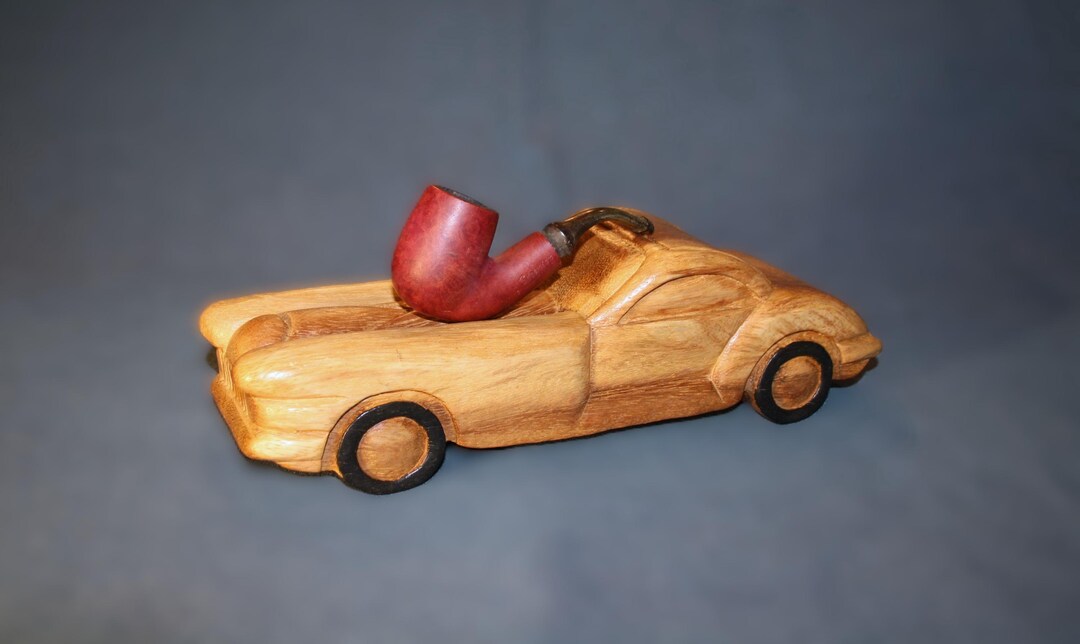 Full Bent Style Smoking Pipe With a Vulcanite Stem and P Lip Bit by ...