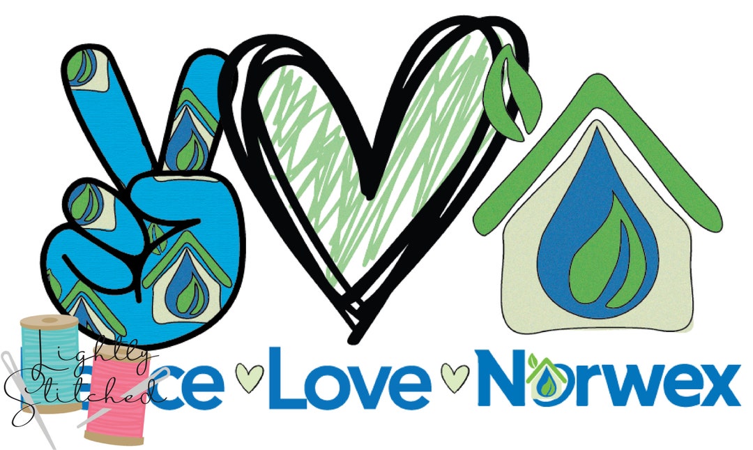 Peace Love Norwex PNG Sublimation Design for T-shirts or - Etsy