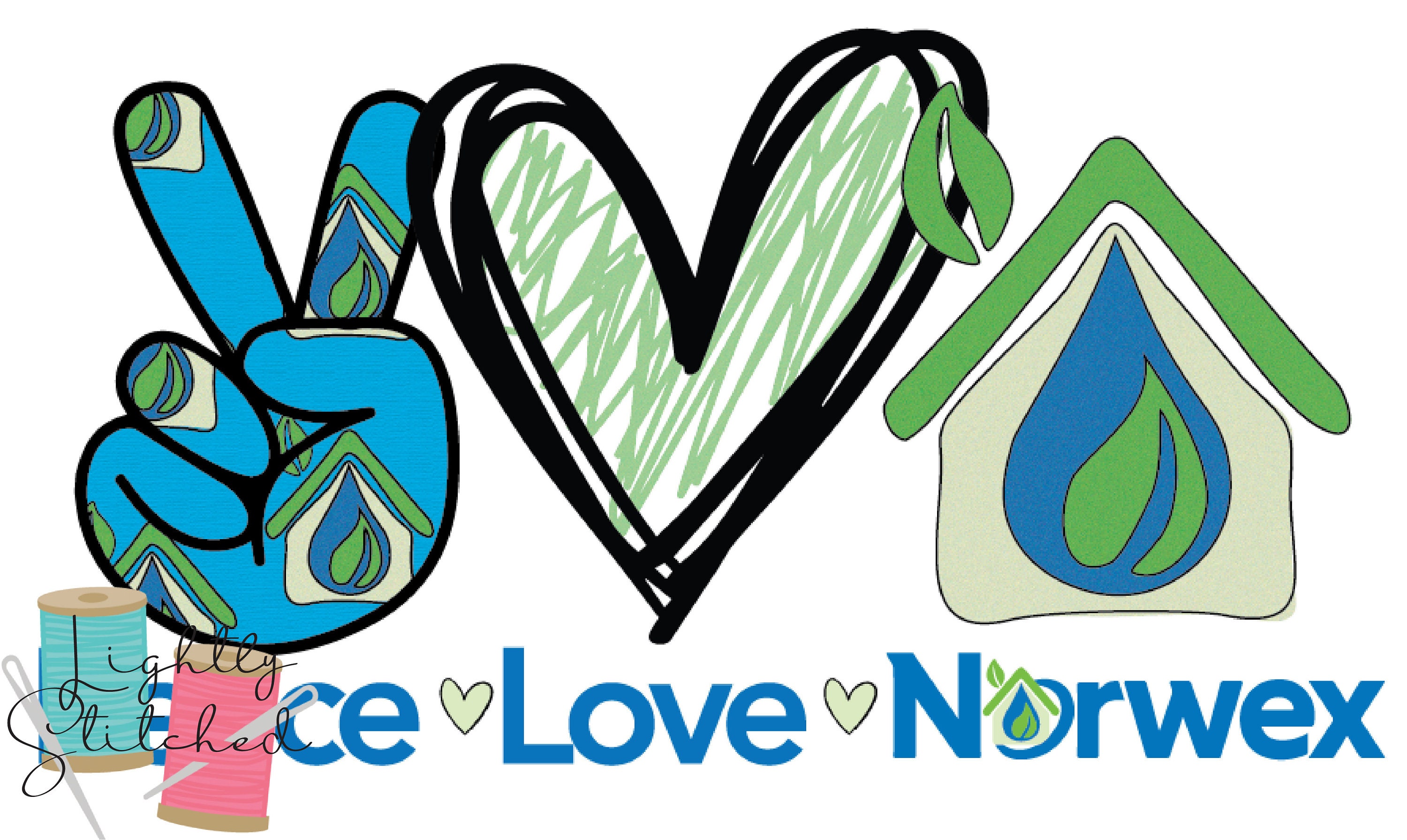Peace Love Norwex PNG Sublimation Design for T-shirts or Tumblers ...