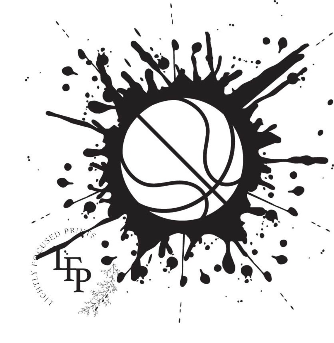 Basketball Splatter Splash SVG PNG Cut File Sublimation Circuit Sports ...