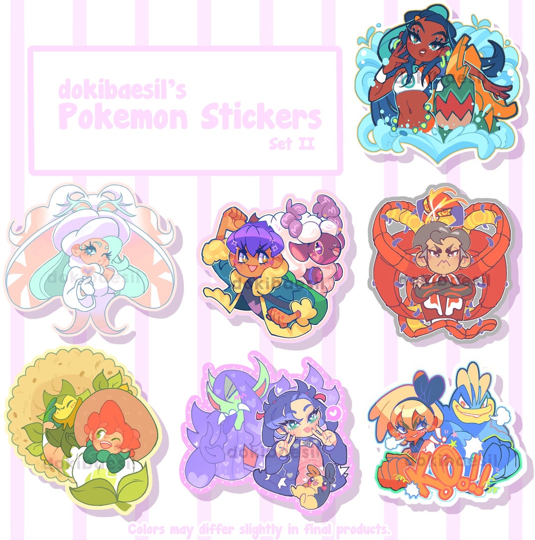PKMN: Sword & Shield Stickers - Set 2 - Etsy