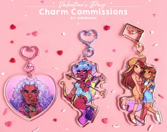 OC Merch Shaker Charm Original Character Yousei OC Candy Charm Drawing ...