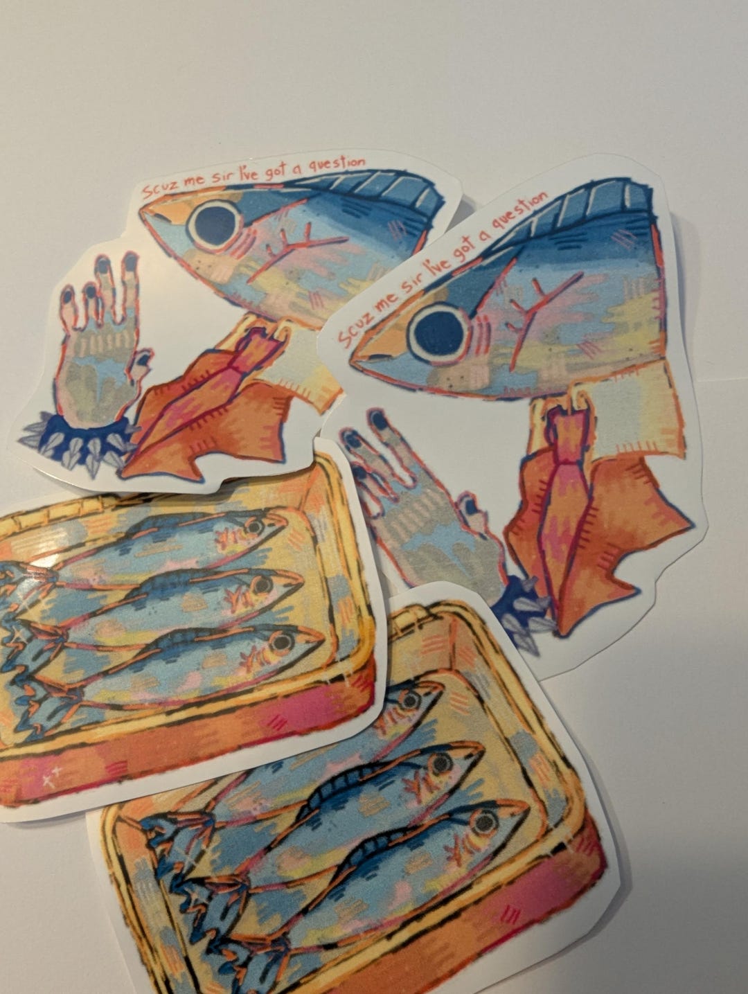 Silly Fishy's Sticker Pack - Etsy