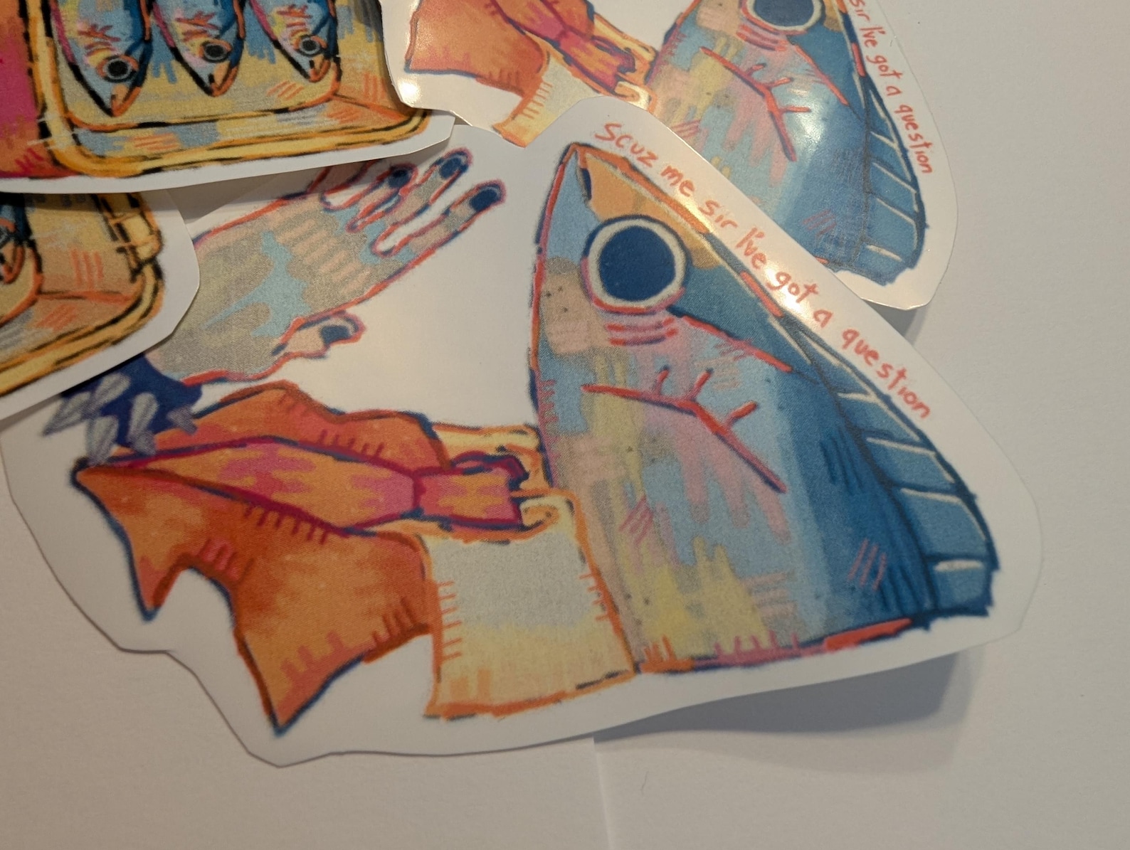 Silly Fishy's Sticker Pack - Etsy