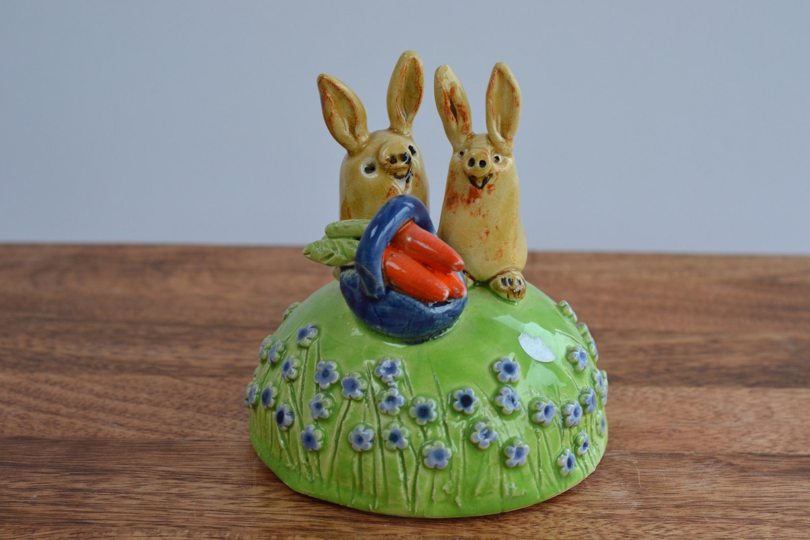 LIMITED EDITION - Ceramic Easter Bunny Landscape - Etsy Australia