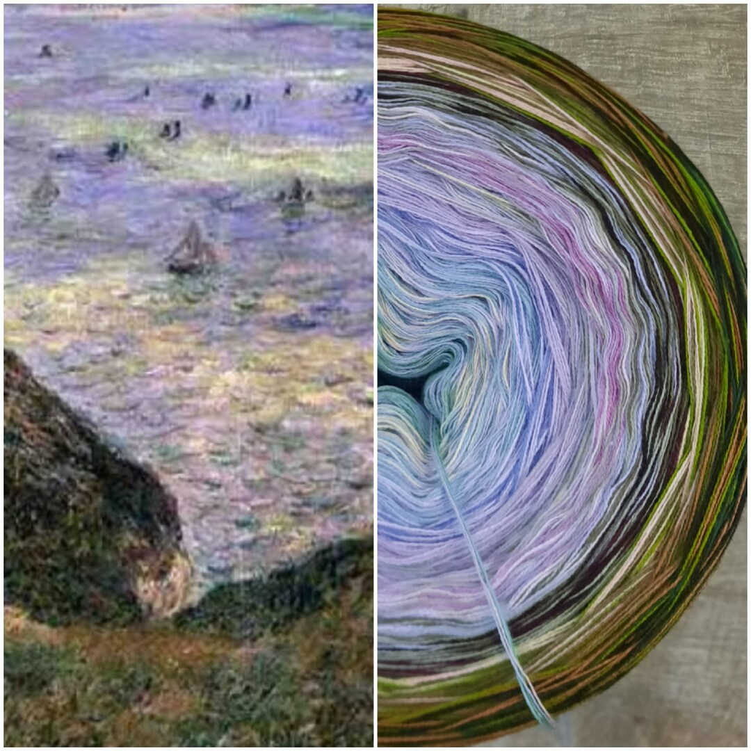 Bobbel Inspired by Monet the View Over the Sea 4 Threads - Etsy