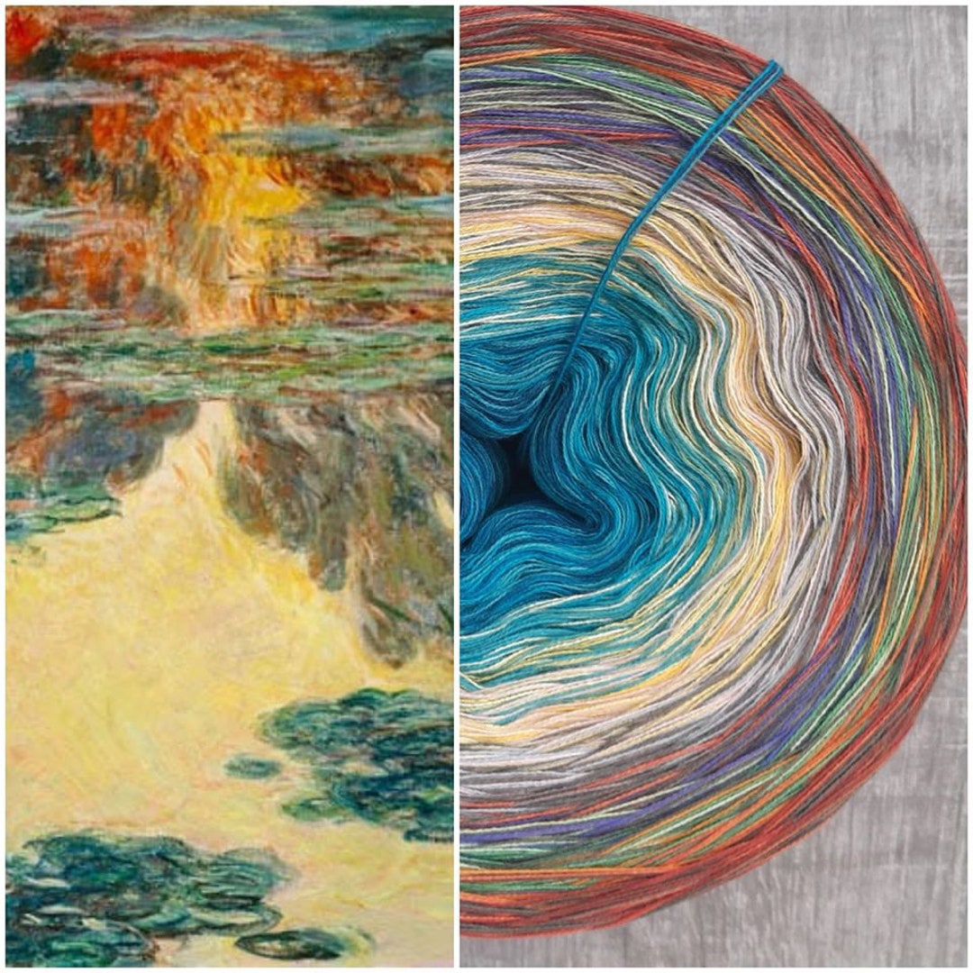 Bobbel Inspired by Monet the Waterlilys 4 Threads 2.20/100 M Each - Etsy