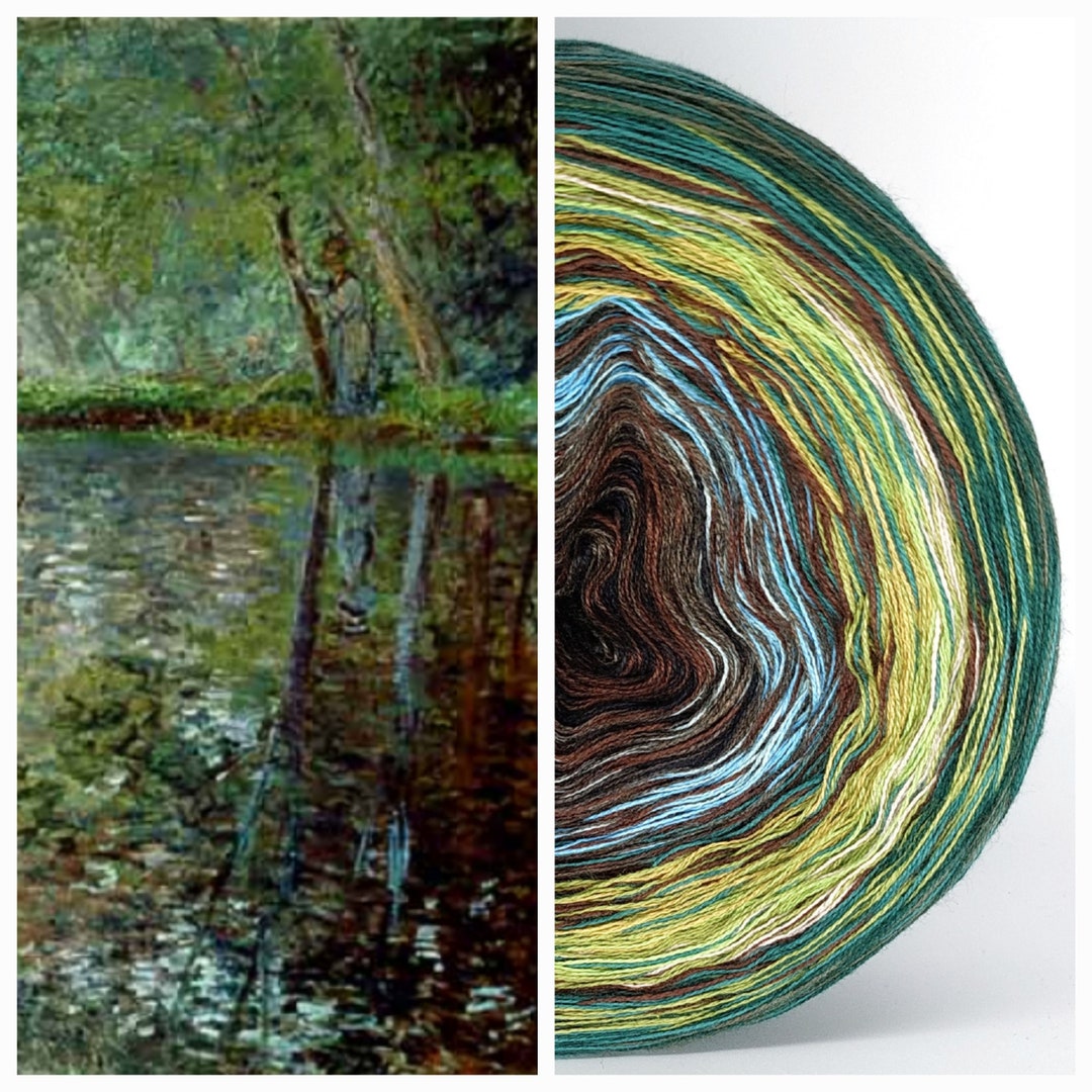 Bobbel Inspired by Monet the Pond in the Park 4 Threads 2.20/100 M Each ...