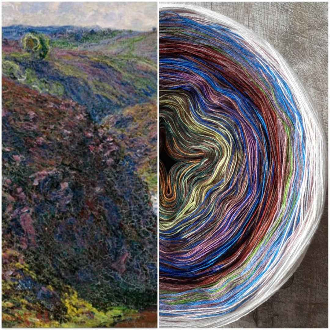 Bobbel Inspired by Monet From Ravines at the Creuse 4 Threads 2.20/100 ...