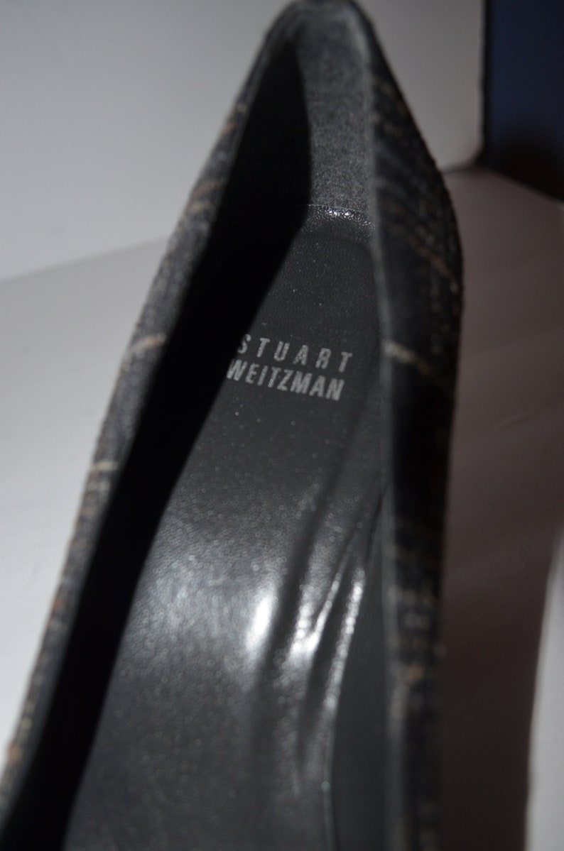 Stuart Weitzman Buckleup Tattersall Flannel Pump, Size 9 Medium - Etsy