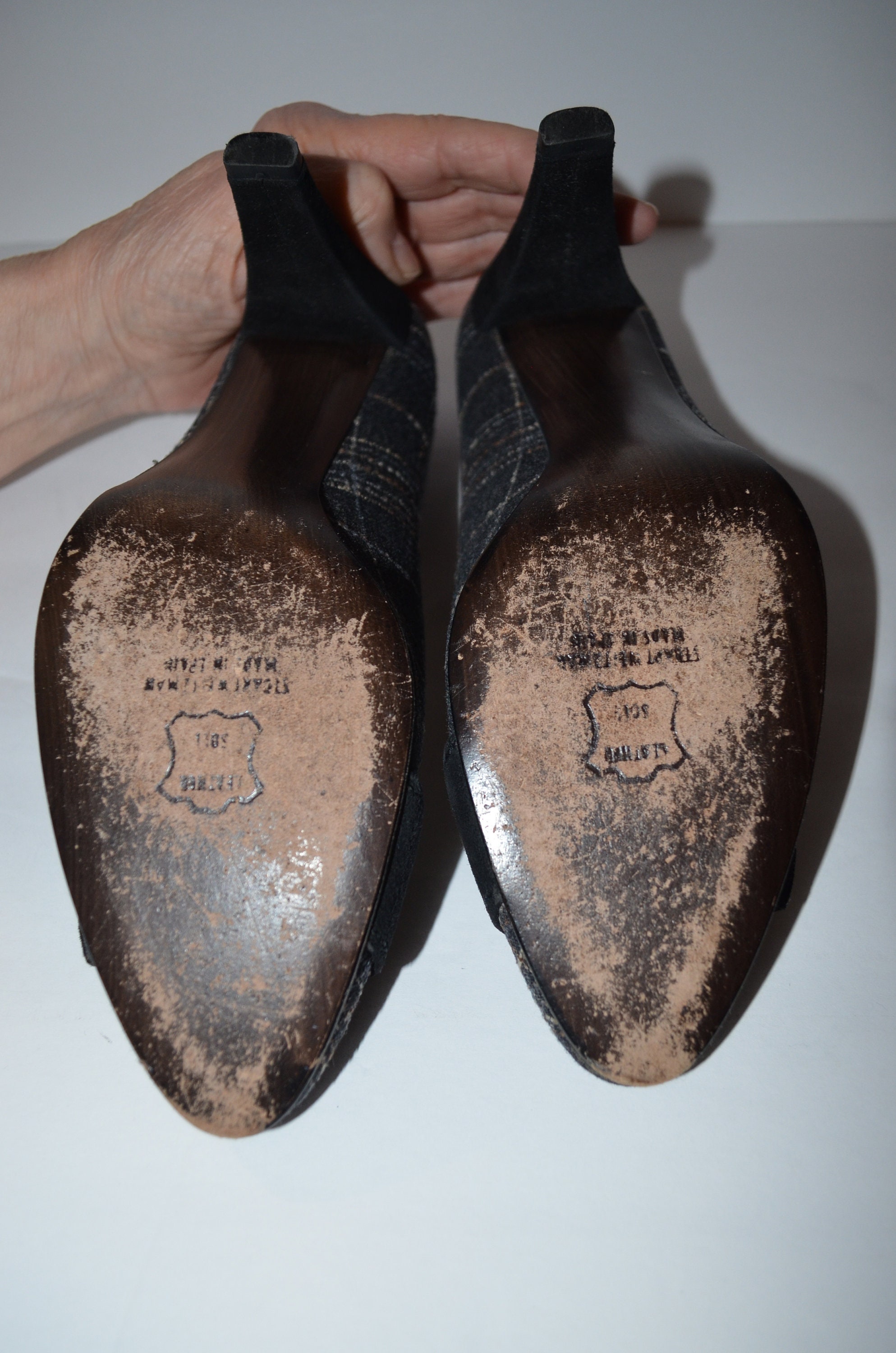 Stuart Weitzman Buckleup Tattersall Flannel Pump, Size 9 Medium - Etsy