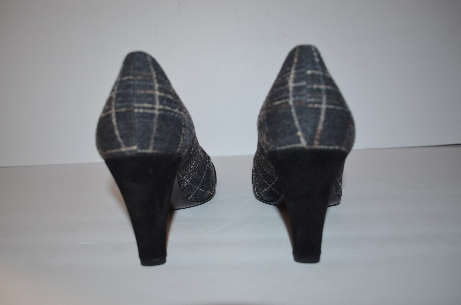 Stuart Weitzman Buckleup Tattersall Flannel Pump, Size 9 Medium - Etsy
