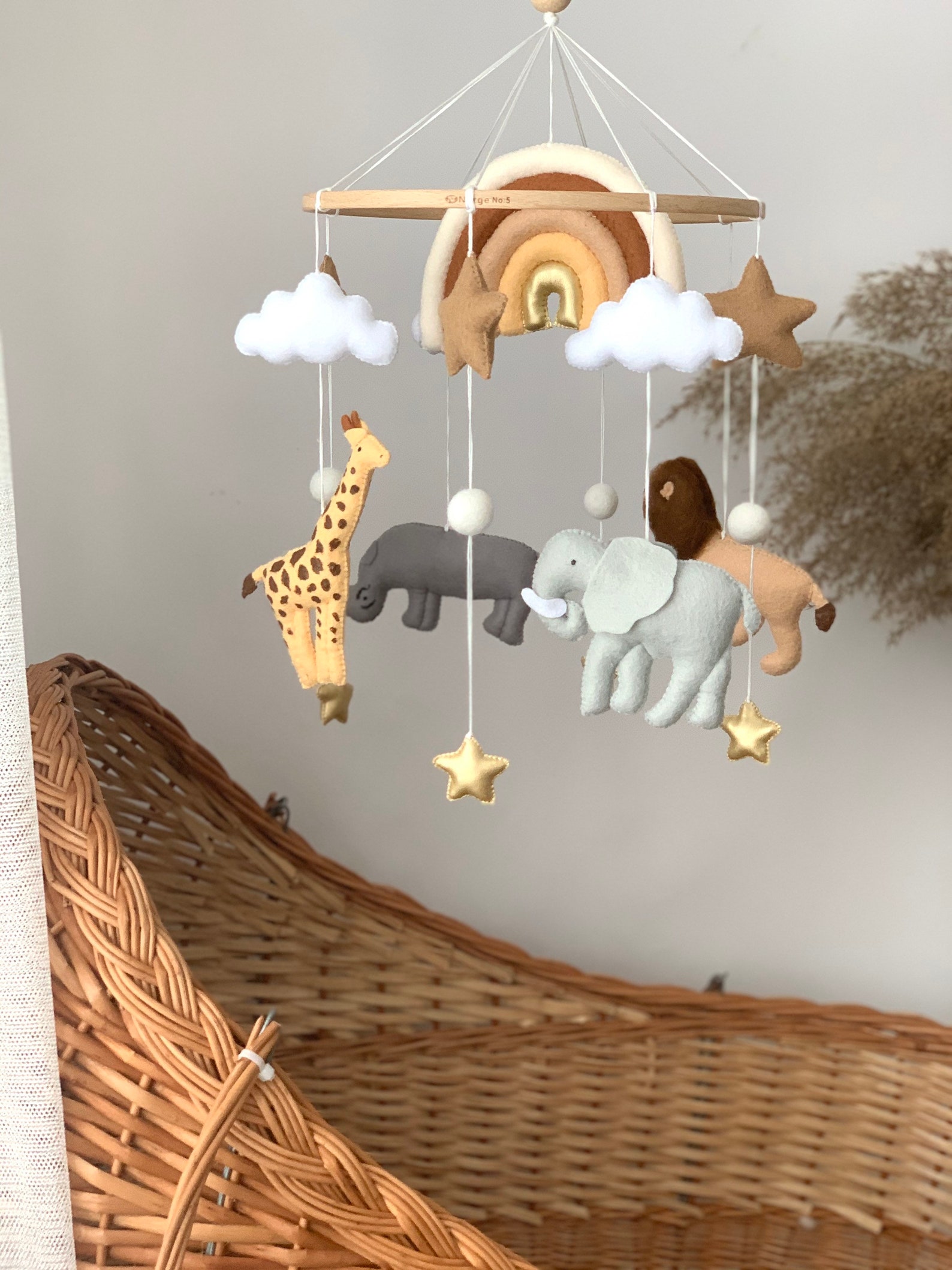 Baby Nursery Mobile Jungle Mobile Safari Nursery Mobile | Etsy