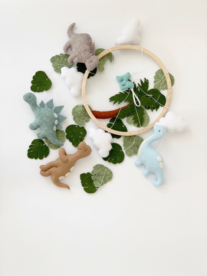 Dinosaur Mobile for Nursery Dinosaur Mobile Dinosaur Baby - Etsy