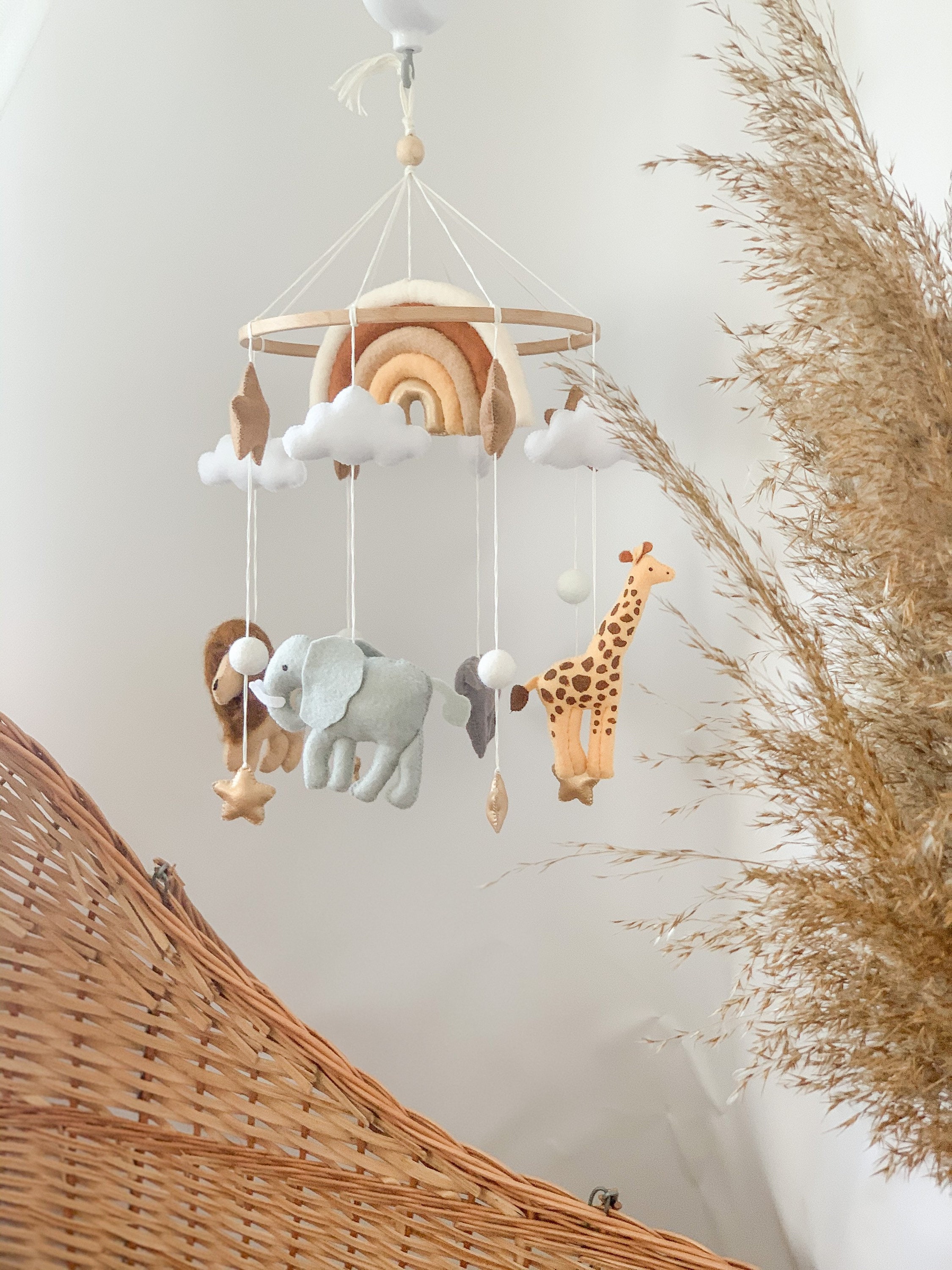 Baby nursery Mobile Jungle mobile safari nursery mobile | Etsy