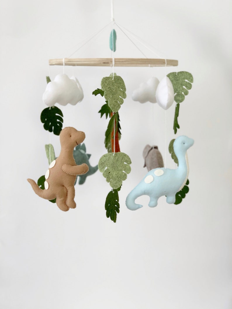 Dinosaur Mobile for Nursery Dinosaur Mobile Dinosaur Baby - Etsy