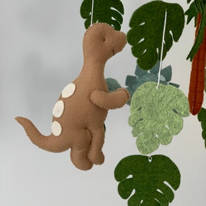 Dinosaur Mobile for Nursery Dinosaur Mobile Dinosaur Baby Mobile Felt ...