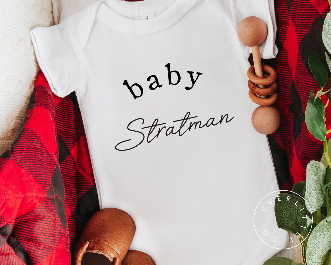 Personalized Baby Last Name Onesie® Pregnancy Reveal to - Etsy