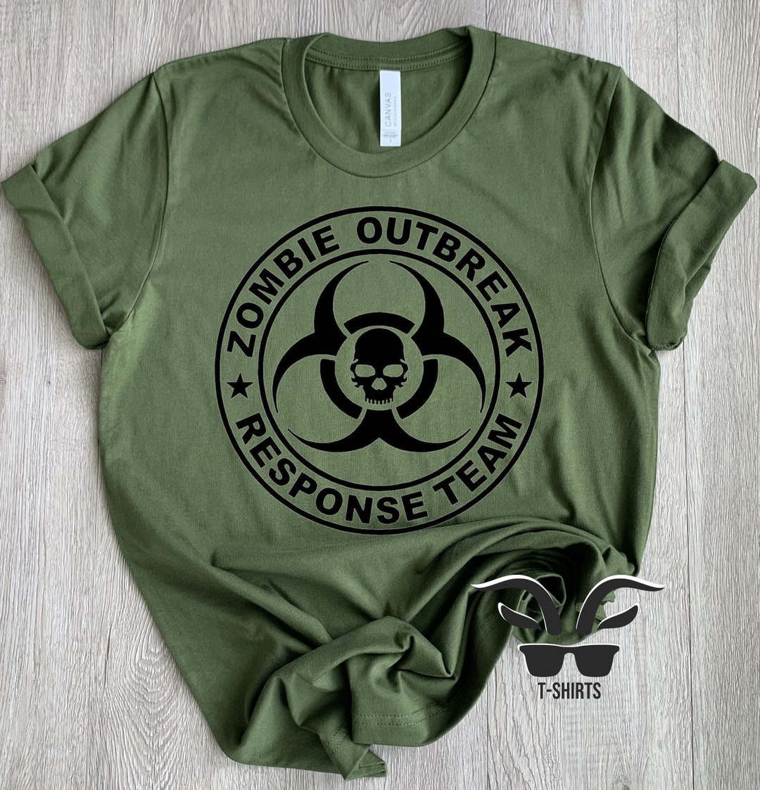 Zombie Outbreak Response Team Shirt Zombie T-shirt Zombie - Etsy